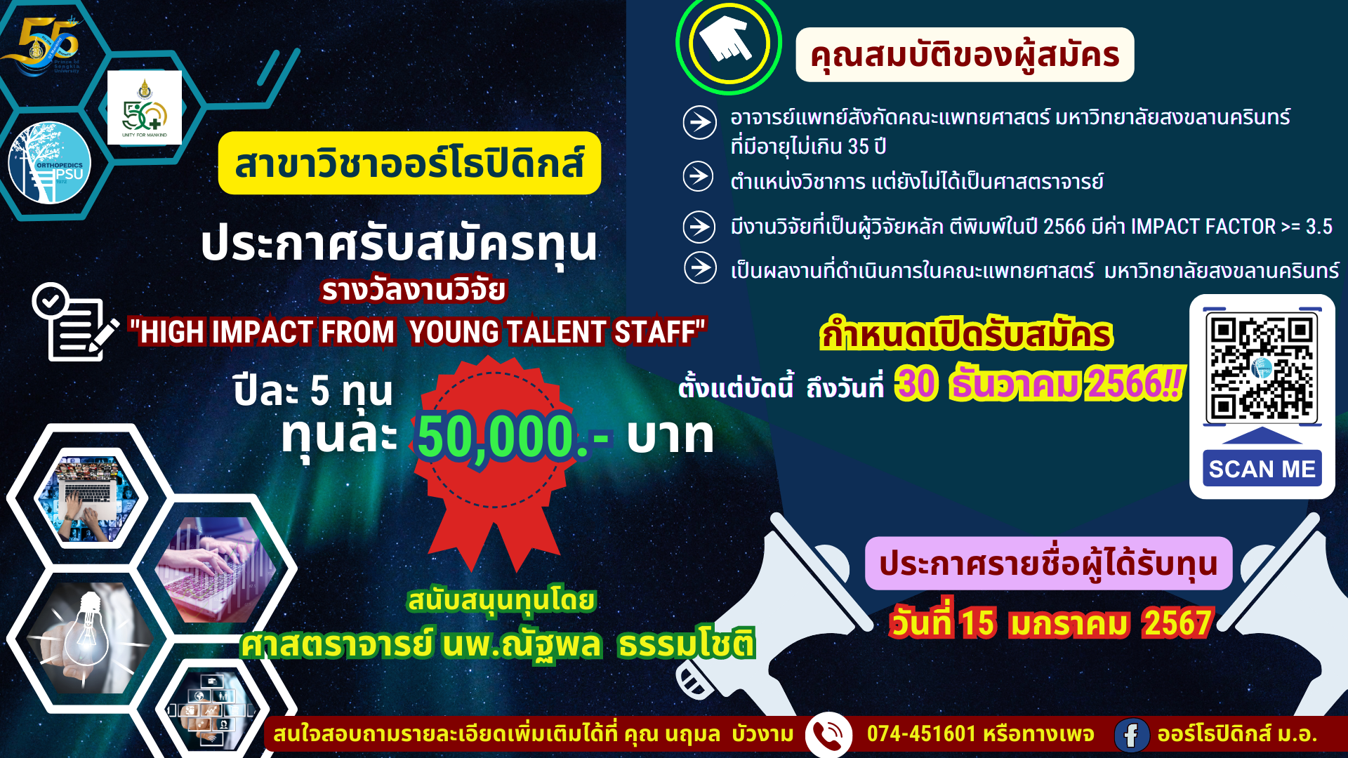 หน่วยสนับสนุนและบริหารวิจัย Research Support and Management Unit (RSMU)